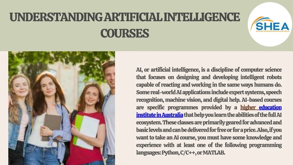 PPT - Understanding Artificial Intelligence courses PowerPoint Presentation - ID:13482514
