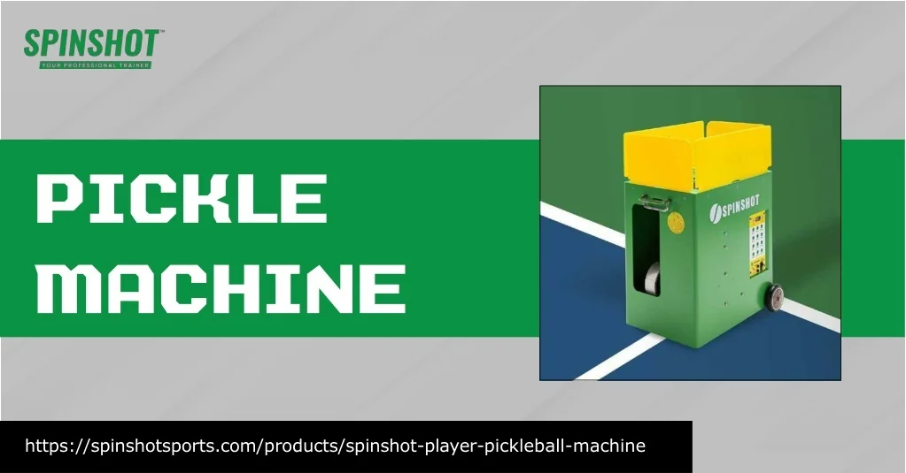 PPT - The Ultimate Tennis Ball Machine - Spinshotsports PowerPoint ...