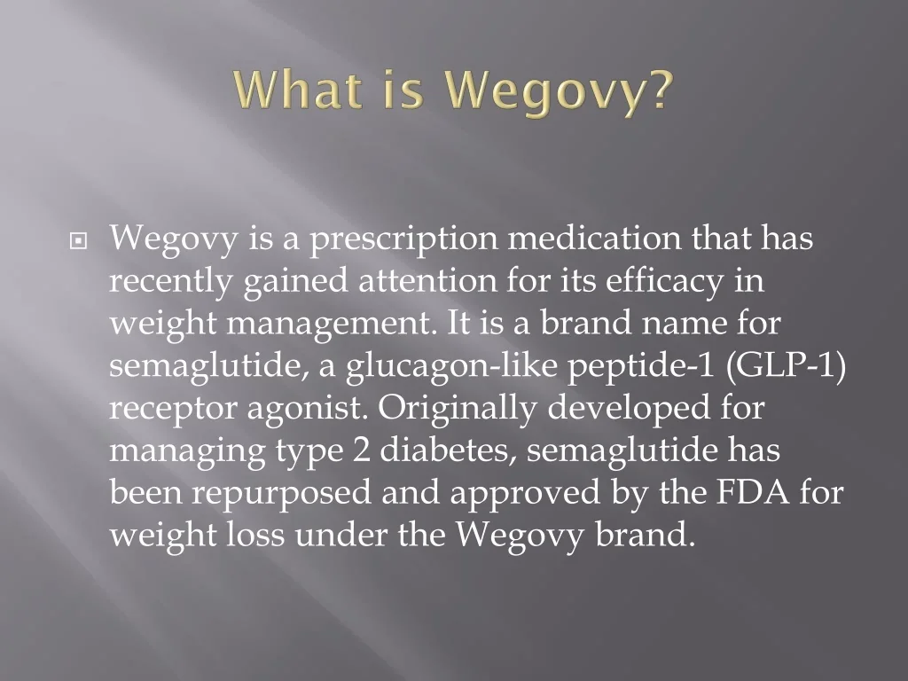 PPT - Top Benefits of Wegovy for Weight Loss What You Need to Know ...