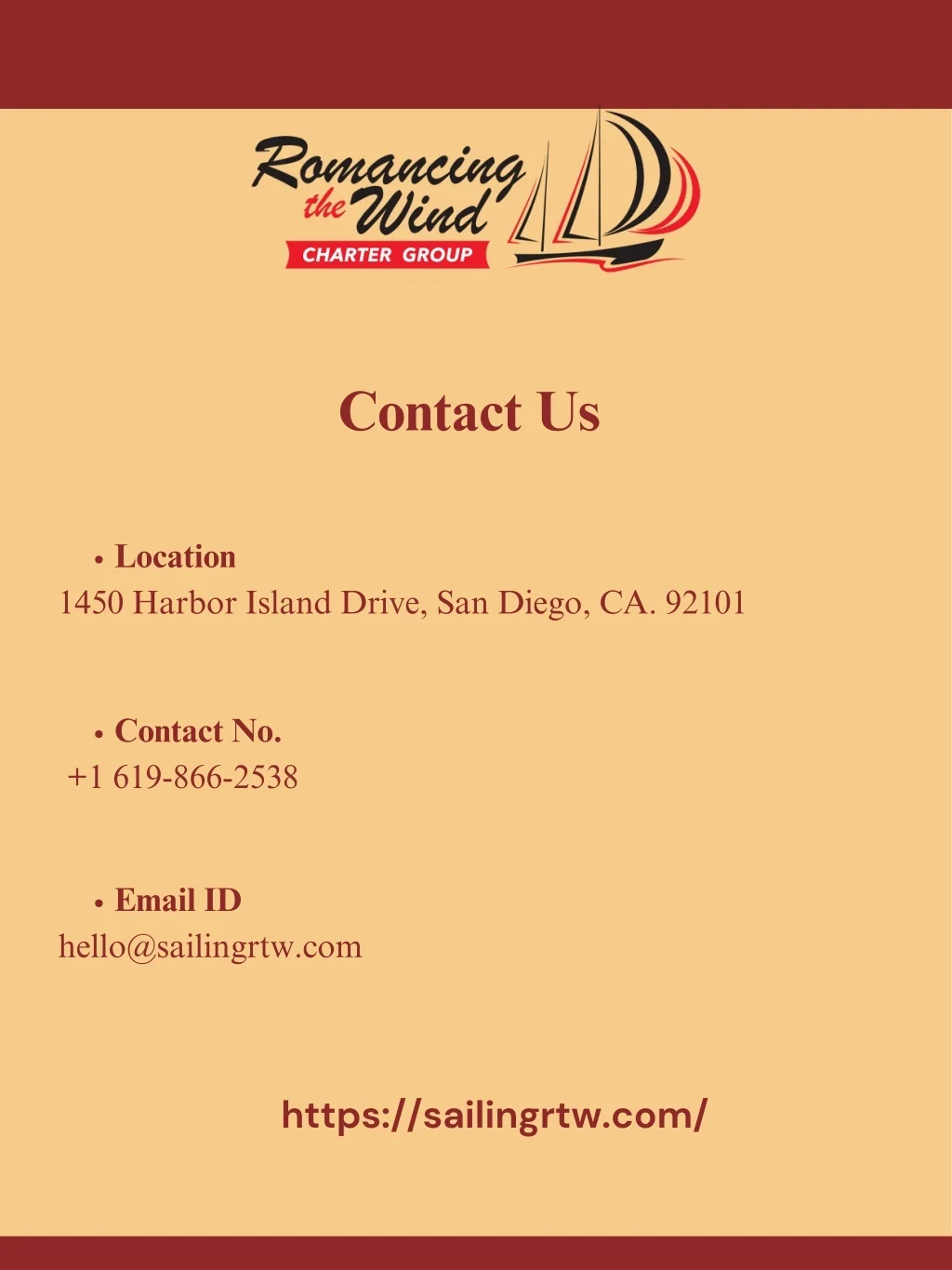 PPT - Corporate Yacht Party in San Diego at Sailing RTW PowerPoint ...