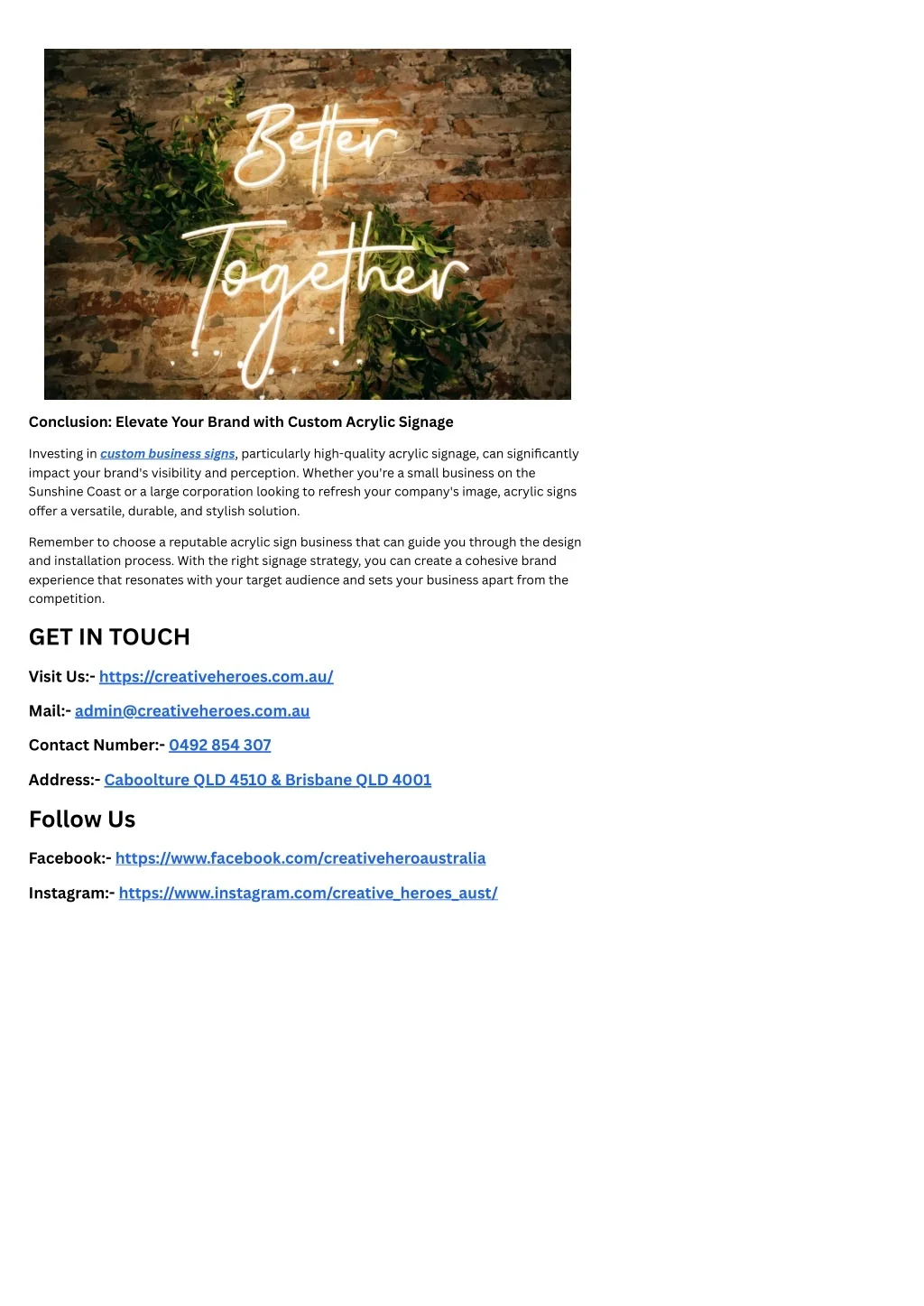 PPT - Custom Business Signs PowerPoint Presentation, free download - ID ...