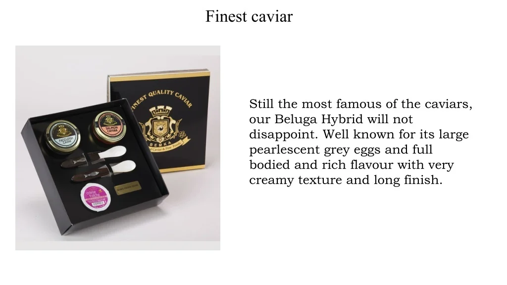 PPT - Finest caviar, Domestic Caviar, Best caviar, highest quality ...