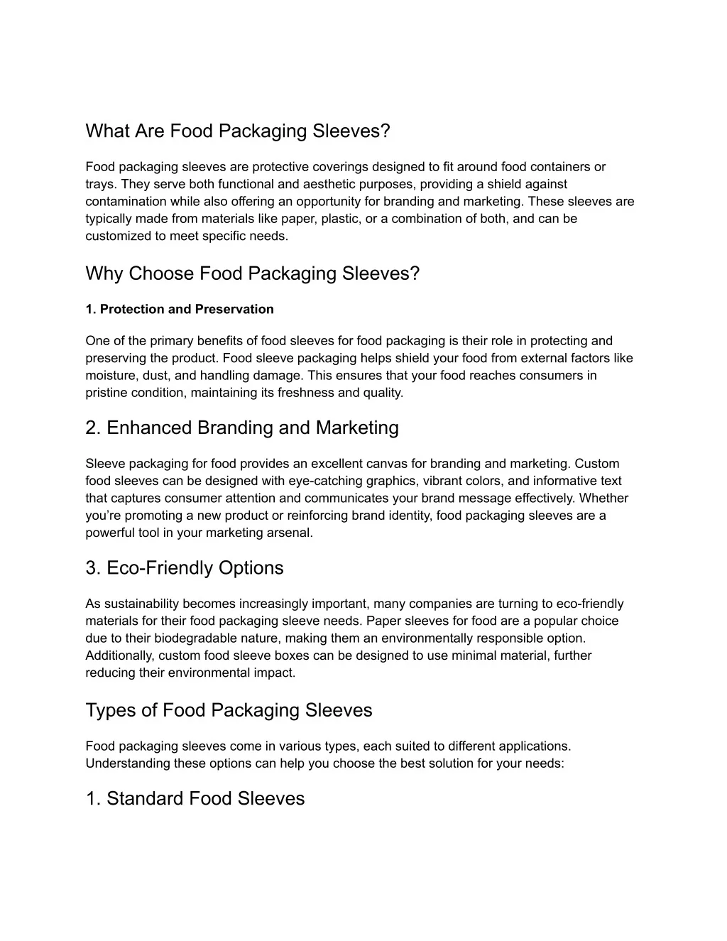 PPT - Ultimate Guide to Food Packaging Sleeves: Boost Appeal ...