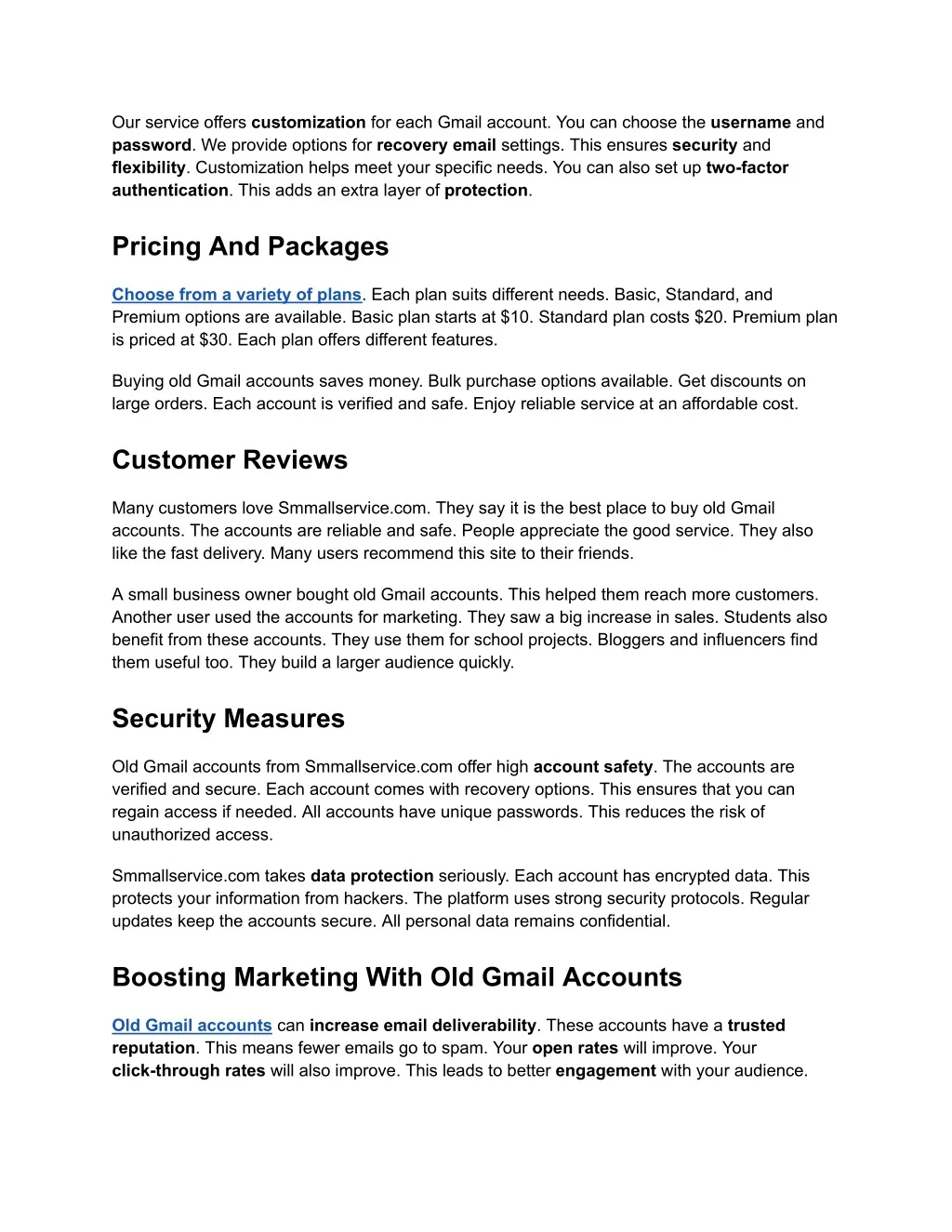 PPT - 4 Top Site Buy Old Gmail Accounts — 100% PVA Old & Best Quality ...