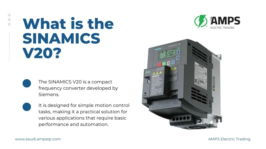 PPT - SINAMICS V20 Siemens Supplier in Saudi Arabia | AMPS Electric ...