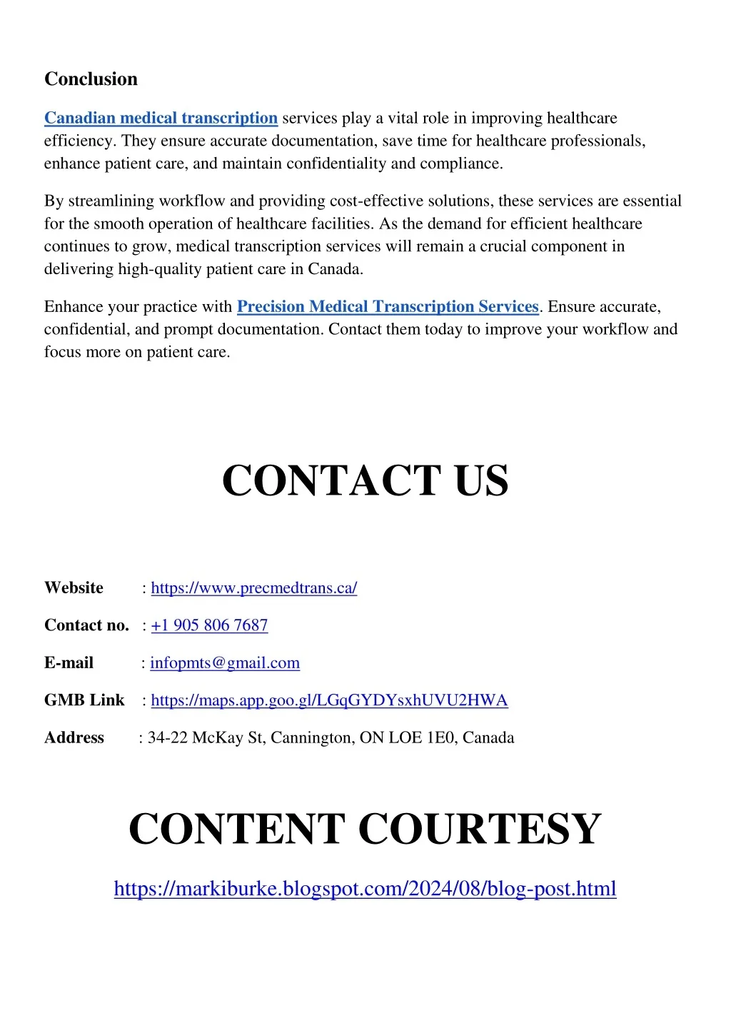 PPT - How do Canadian Medical Transcription Services Improve Healthcare ...