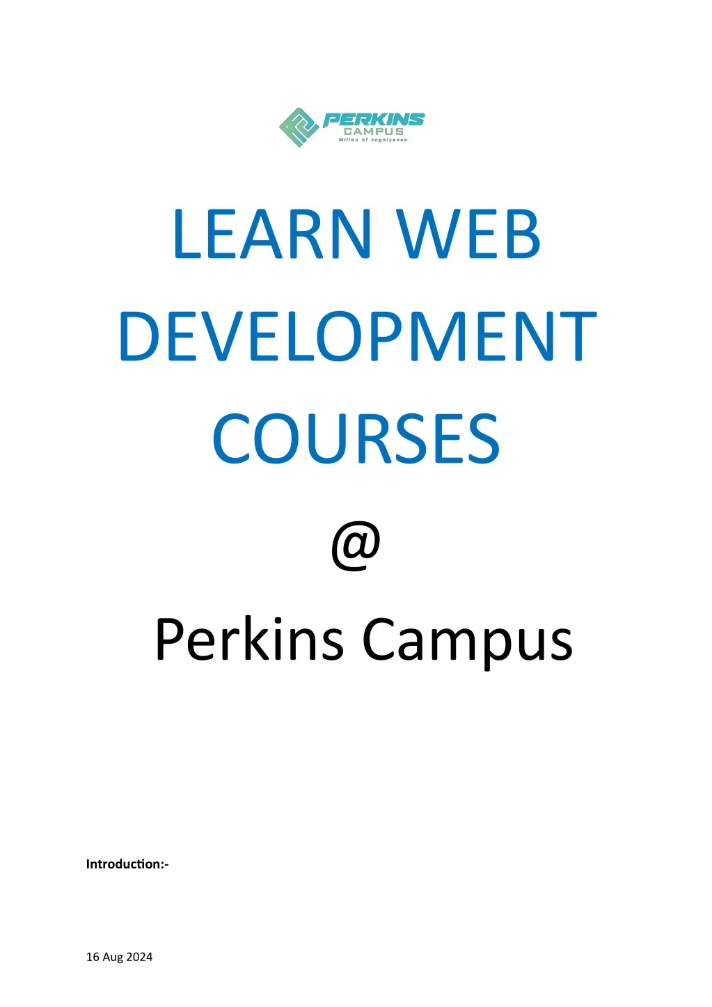 PPT - Learn Web Development Courses at Perkins Campus PowerPoint ...