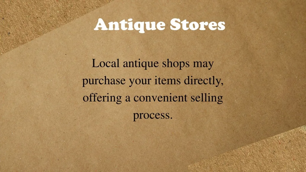 PPT - Best Places to Sell Precious Antique Art Items PowerPoint ...