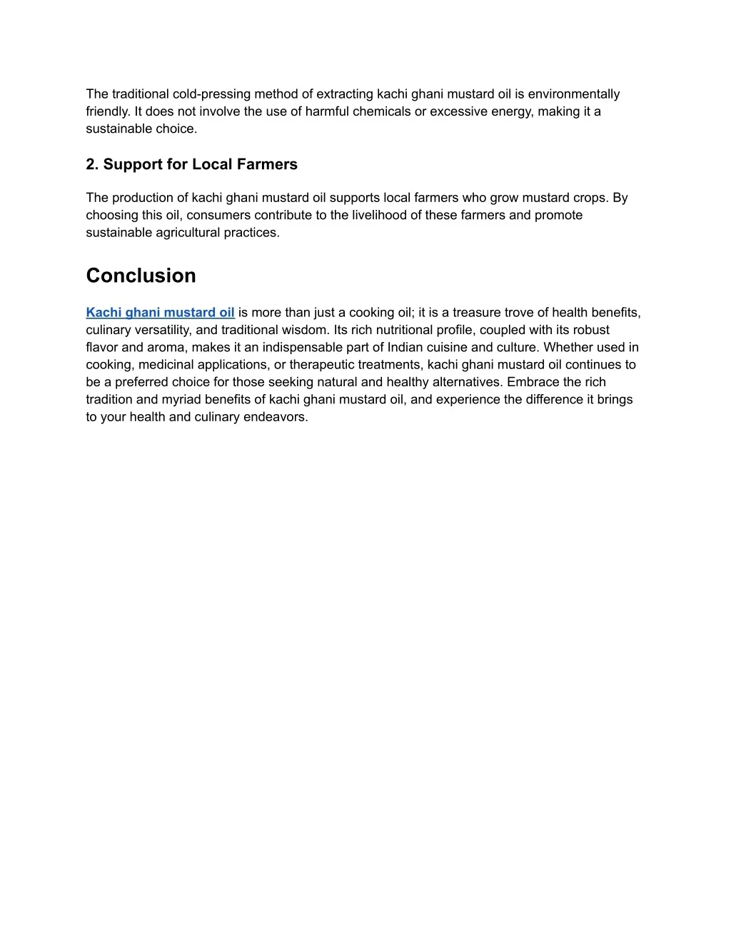 PPT - Kachi Ghani Mustard Oil PowerPoint Presentation, free download ...