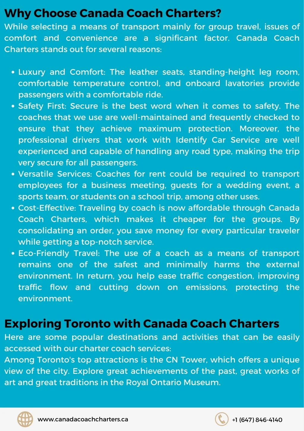 PPT - Premier Canada Coach Charters for Your Next Journey PowerPoint ...