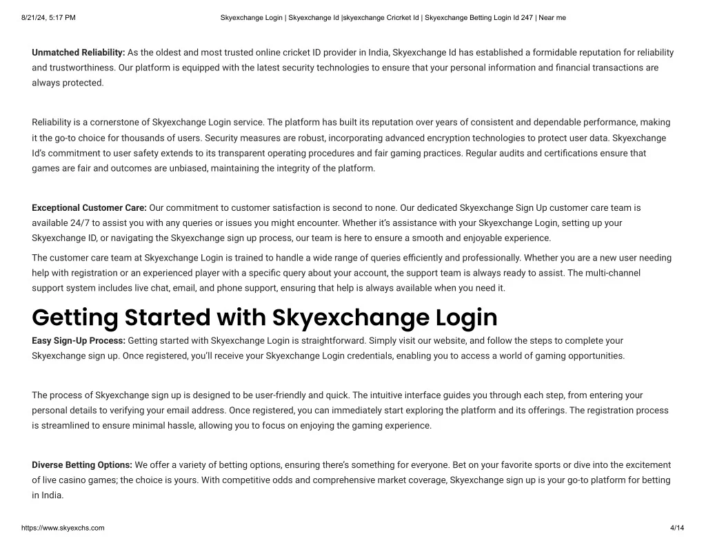 PPT - Skyexchange Login with betting platform PowerPoint Presentation ...