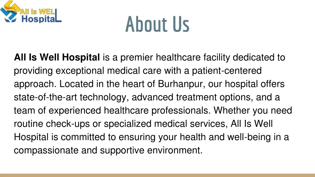 PPT - Trusted Neurologist in Burhanpur: Expert Care for Your ...