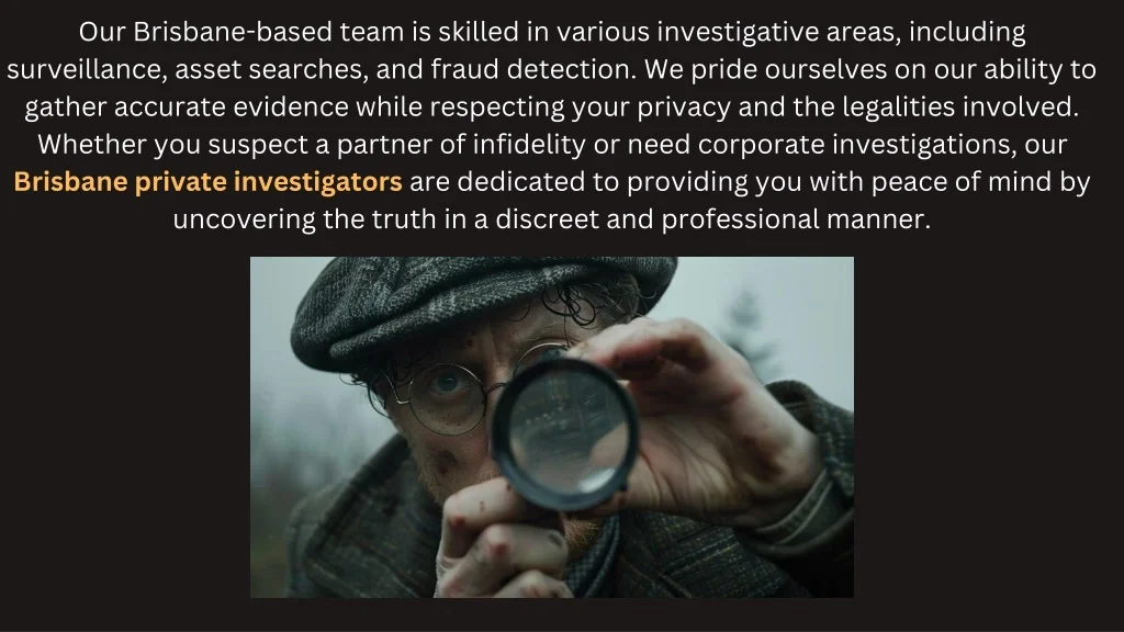 PPT - Trusted Private Detective in Brisbane, Australia Infidelity Investigators PowerPoint ...