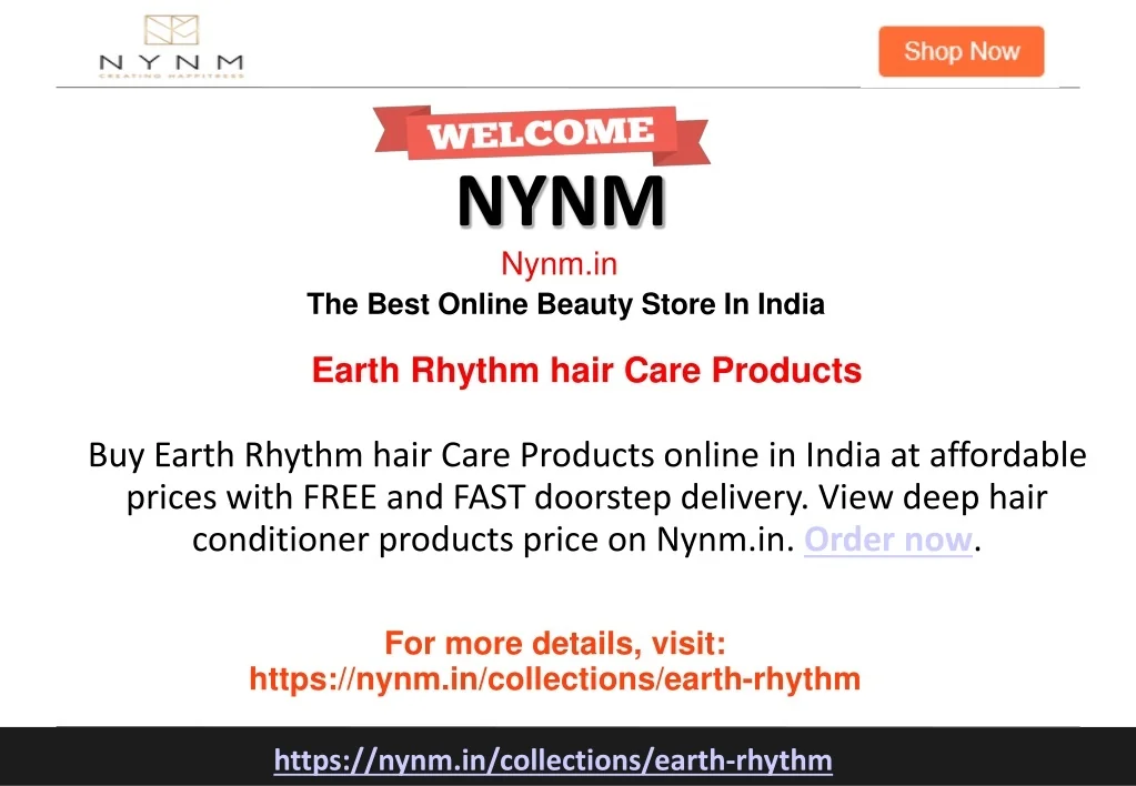 PPT - Earth Rhythm hair Care Products PowerPoint Presentation, free ...