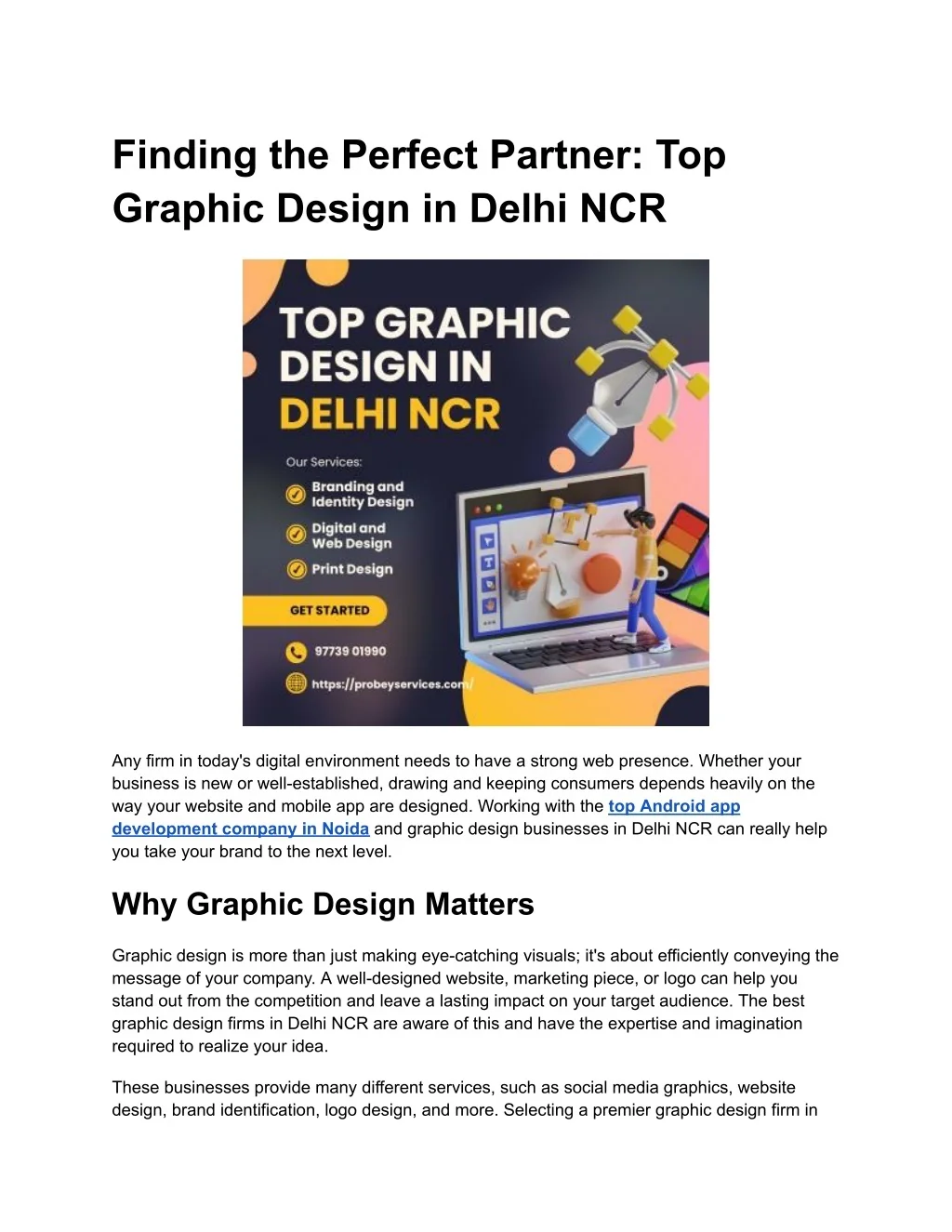 PPT - Top Graphic Design in Delhi NCR PowerPoint Presentation, free ...