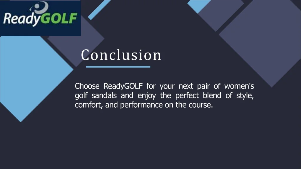 PPT - Step into Style Elevate Your Game with ReadyGOLF Women's Golf Sandals PowerPoint ...