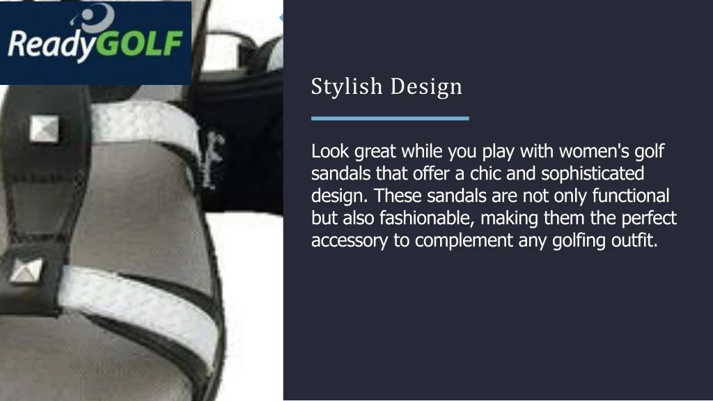 PPT - Step into Style Elevate Your Game with ReadyGOLF Women's Golf ...