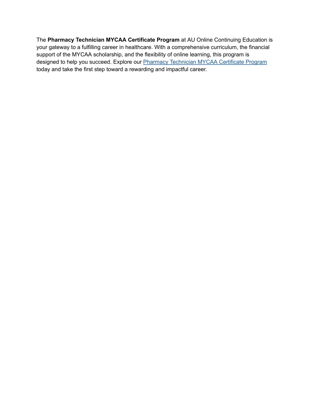 PPT - Kickstart Your Healthcare Career with the Pharmacy Technician ...