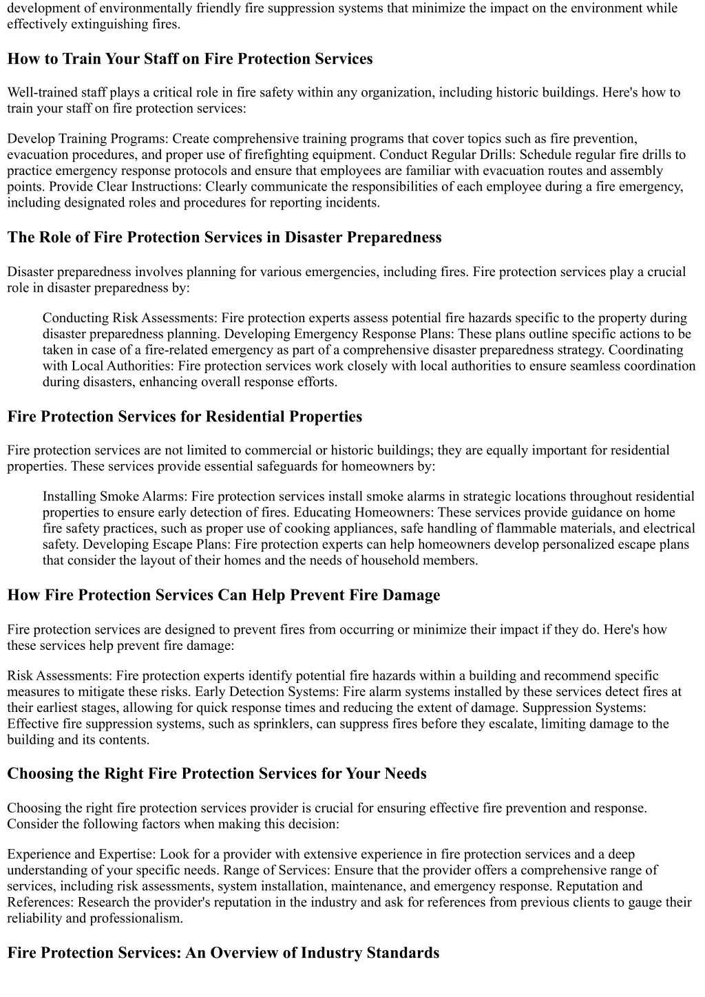 PPT - Preserving Historic Buildings with the Help of Fire Protection ...