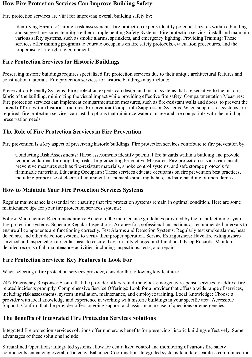 PPT - Preserving Historic Buildings with the Help of Fire Protection ...