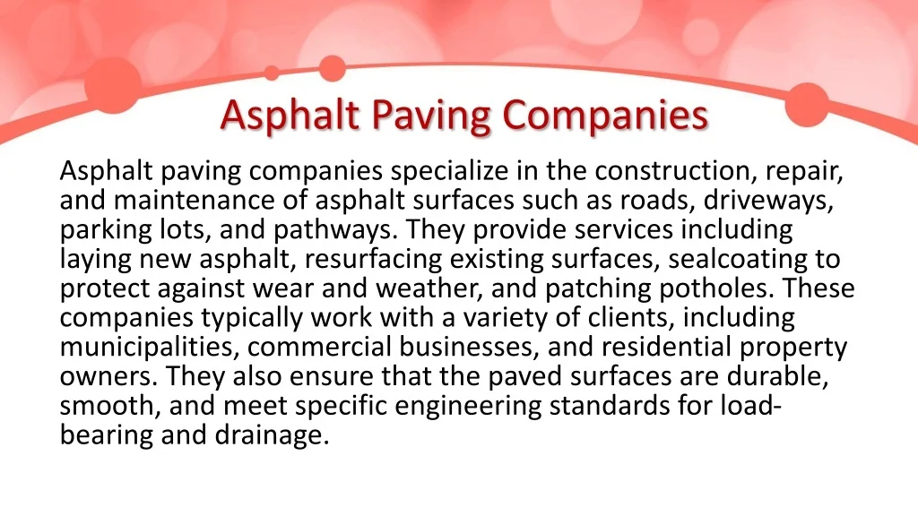PPT - Northern Virginia Paving Companies Guide to Quality Asphalt ...