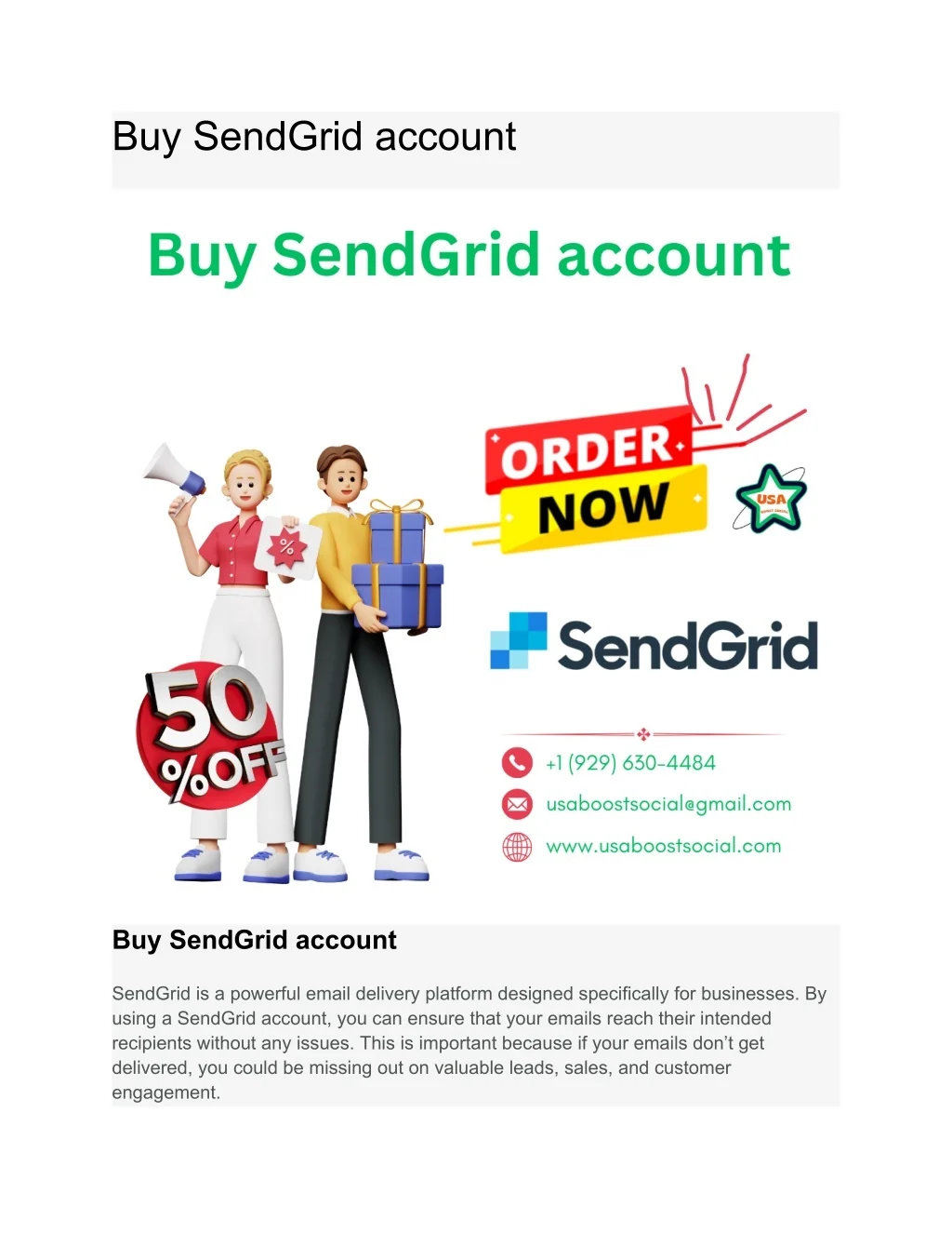 PPT - Buy SendGrid account PowerPoint Presentation, free download - ID ...
