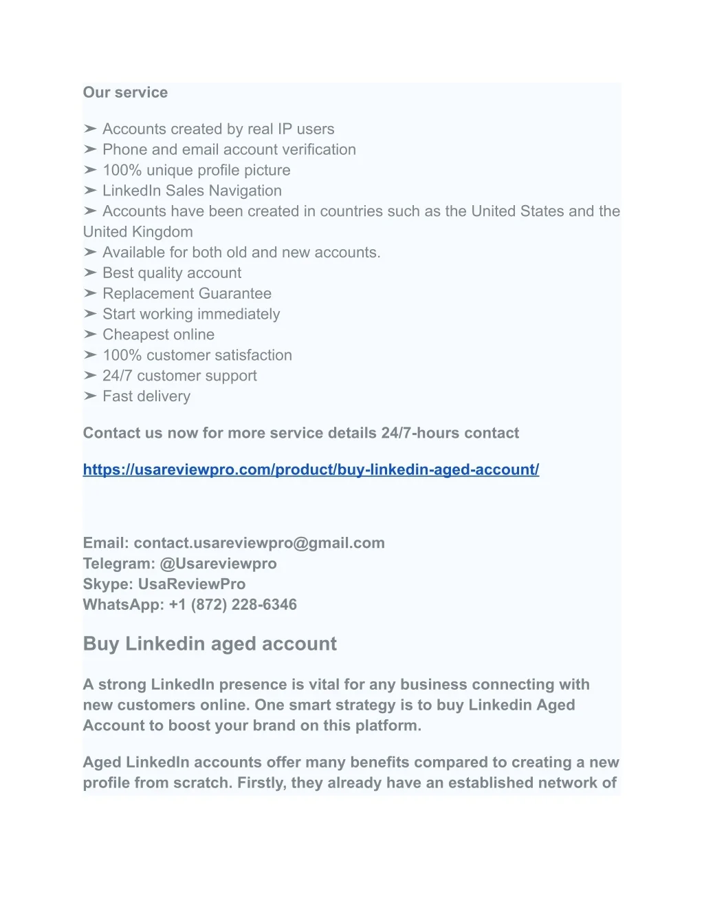 PPT - The Best place To Buy Aged Linkedin Accounts 2024-2025 PowerPoint ...