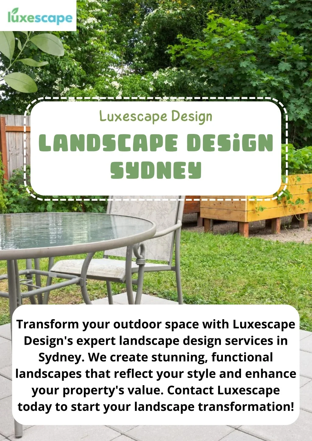 PPT - Landscape Design Sydney | Luxescape Design PowerPoint Presentation - ID:13511523