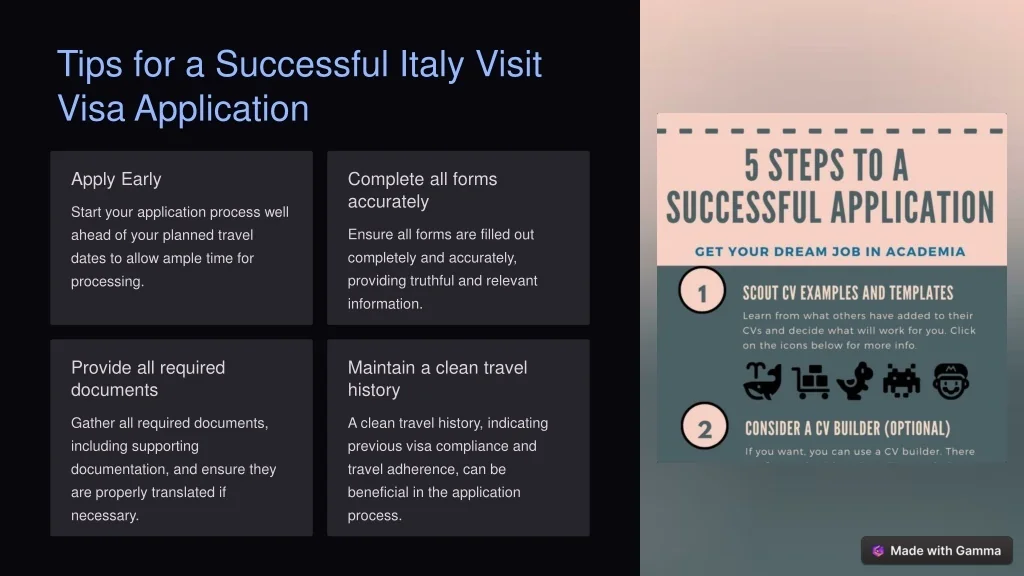 PPT - Your Guide to Obtaining an Italy Visit Visa PowerPoint ...