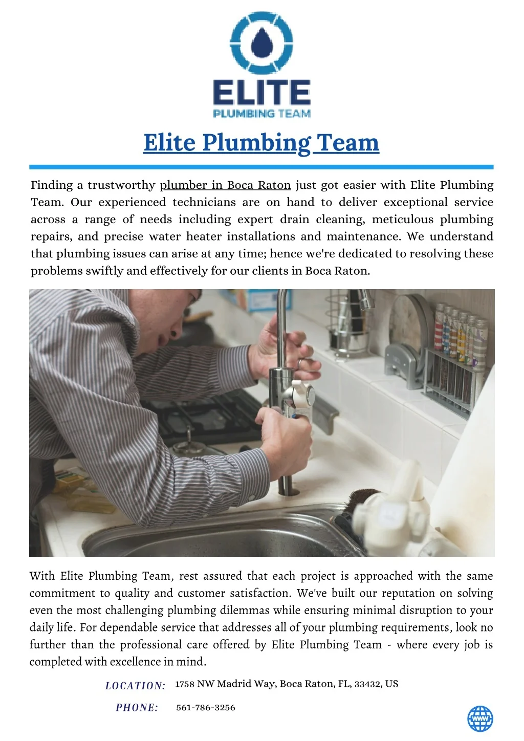 PPT - Elite Plumbing Team PowerPoint Presentation, free download - ID ...