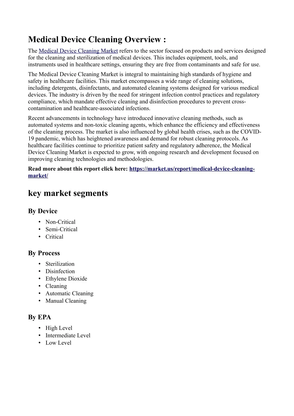 PPT - Medical Device Cleaning Market: Challenges and Opportunities in ...