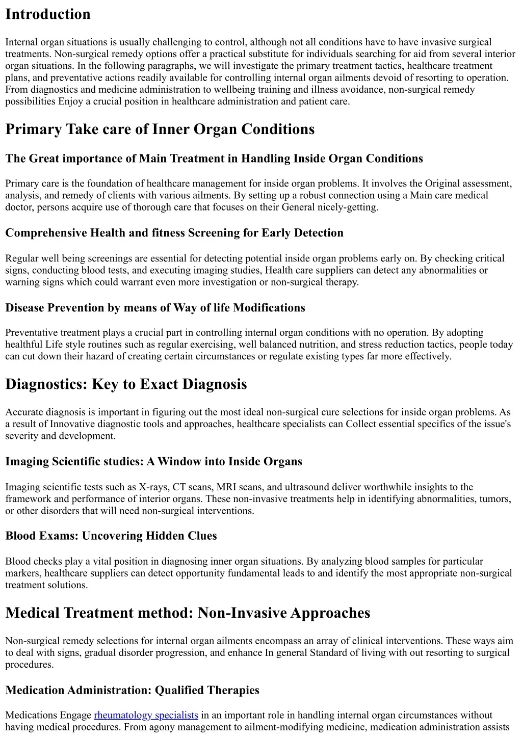 PPT - Non-Surgical Treatment method Options for Interior Organ Ailments ...
