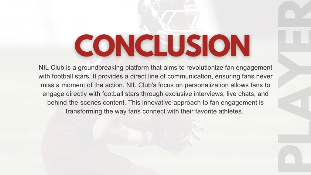 PPT - NIL Club is here to bring you football like you've never seen it ...