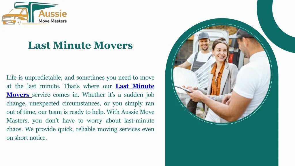 PPT - Comprehensive Moving Solutions with Aussie Move Masters PowerPoint Presentation - ID:13517763