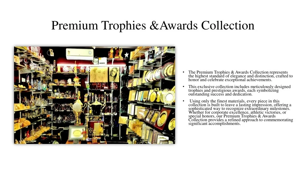 PPT - Buy Trophies, awards, medals, plaques at Affordable Price ...