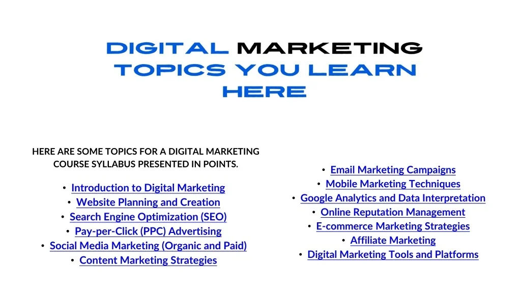 PPT - best digital marketing institute in south delhi PowerPoint ...