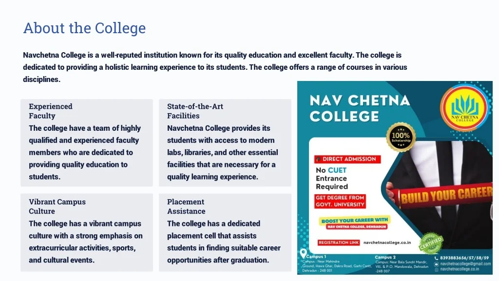 PPT - Best D.Pharma Course offered by Navchetna College in Dehradun ...