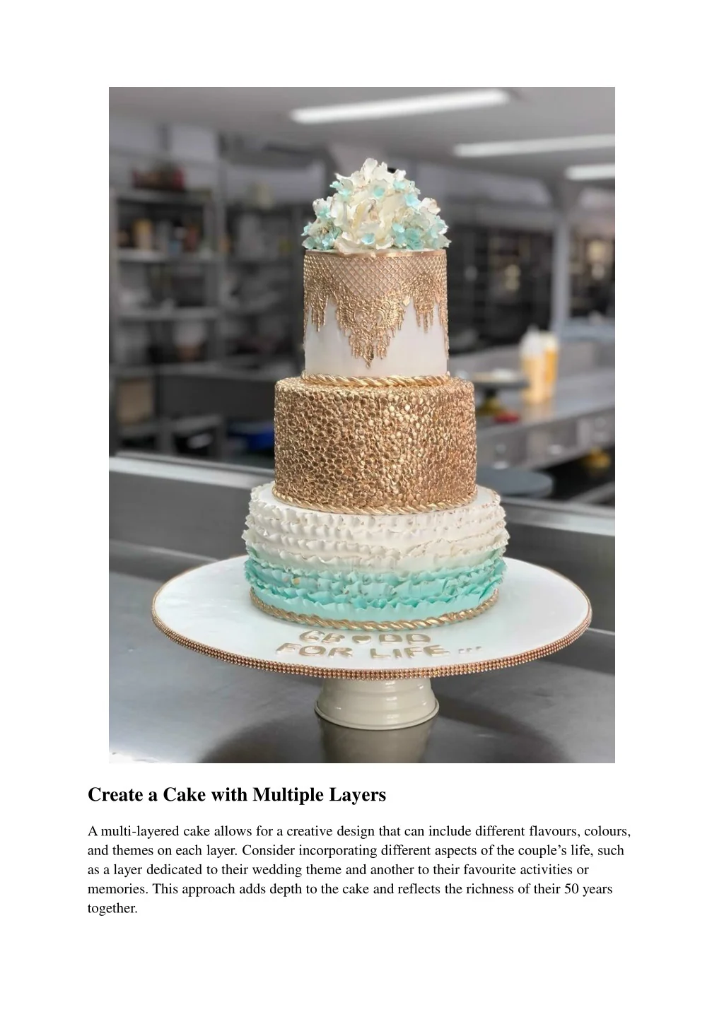 PPT - How to Personalize Your 50th Anniversary Cake with Special ...