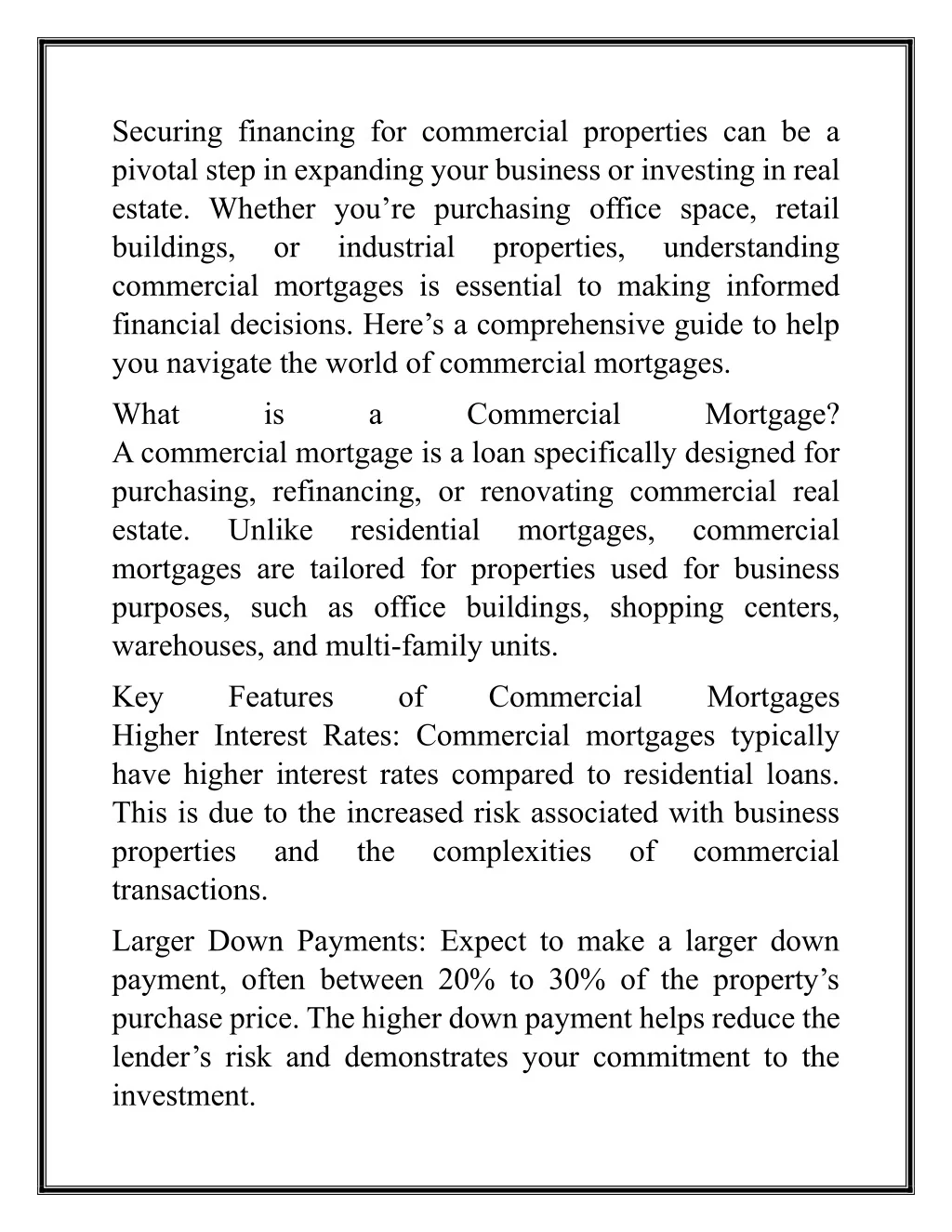 PPT - Leading Commercial Mortgage Solutions PowerPoint Presentation ...