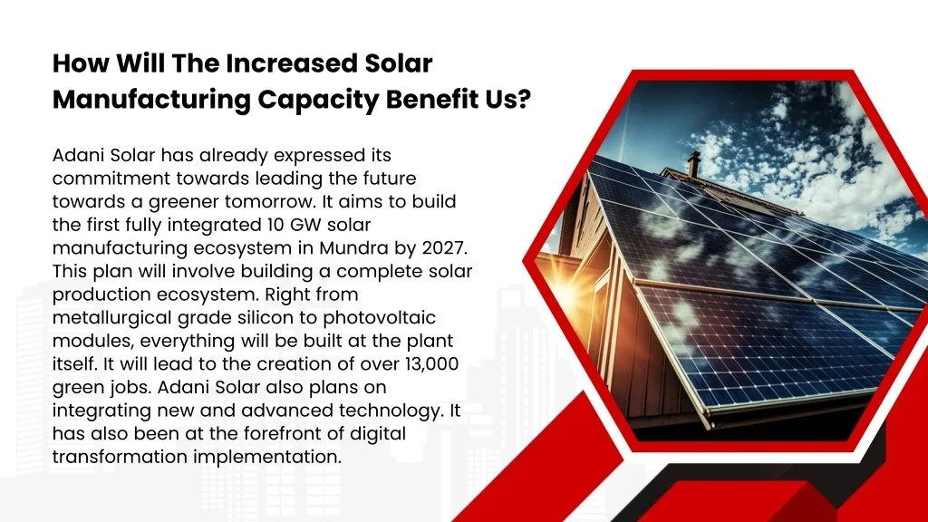 PPT - Adani Group’s Enhanced Plans To Increase Its Solar Manufacturing ...