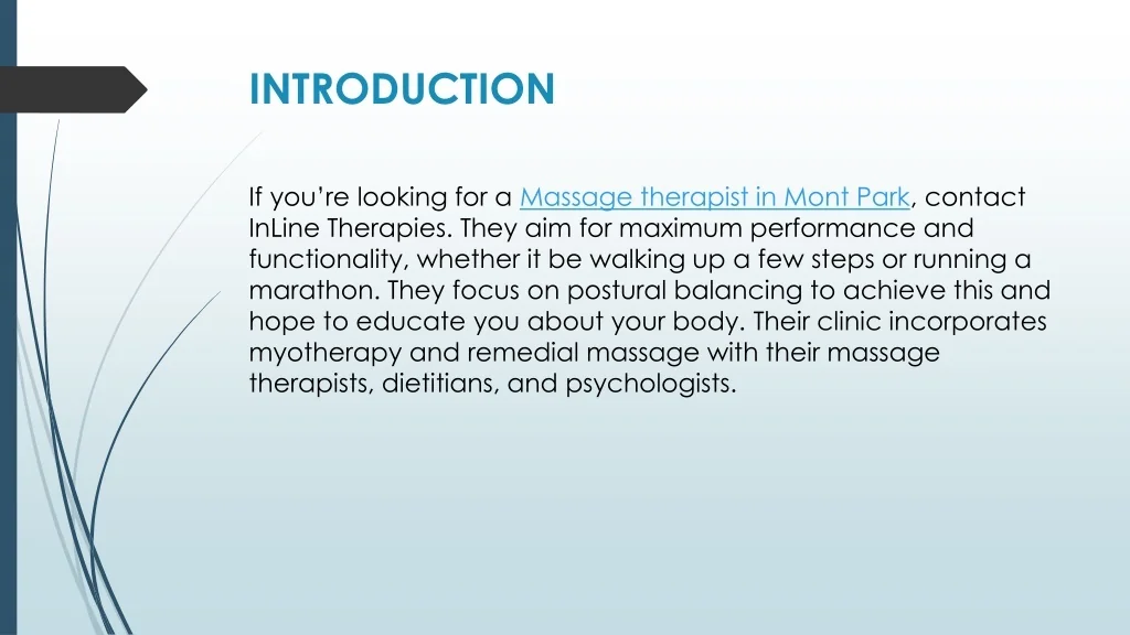 PPT - Best Massage therapist in Mont Park PowerPoint Presentation, free ...