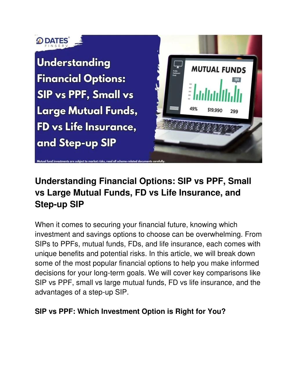 PPT - The Smart Investor’s Guide_ Step-up SIP, SIP vs. PPF, Small-Cap ...