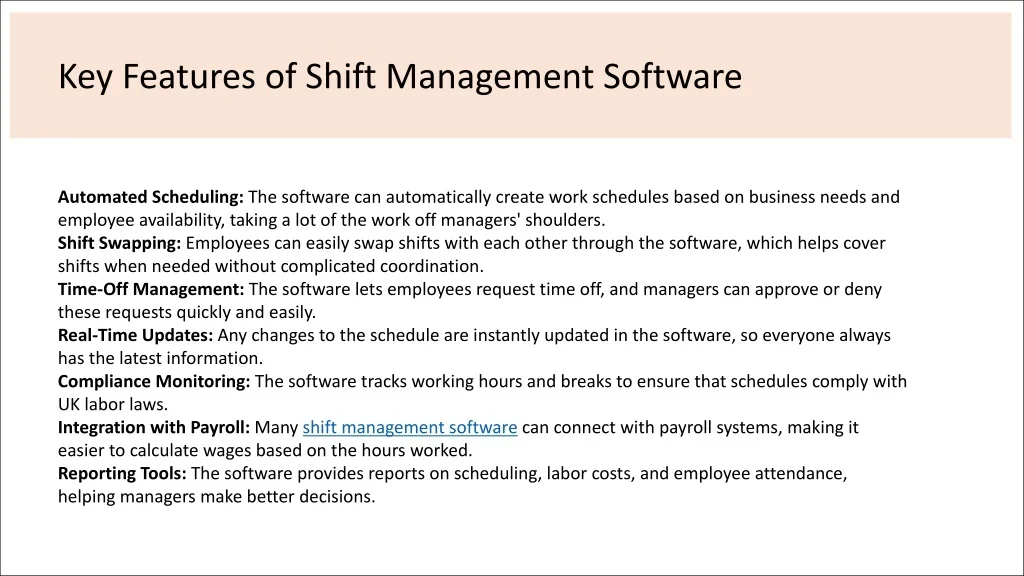 PPT - Best Shift Management Software For UK Business PowerPoint ...
