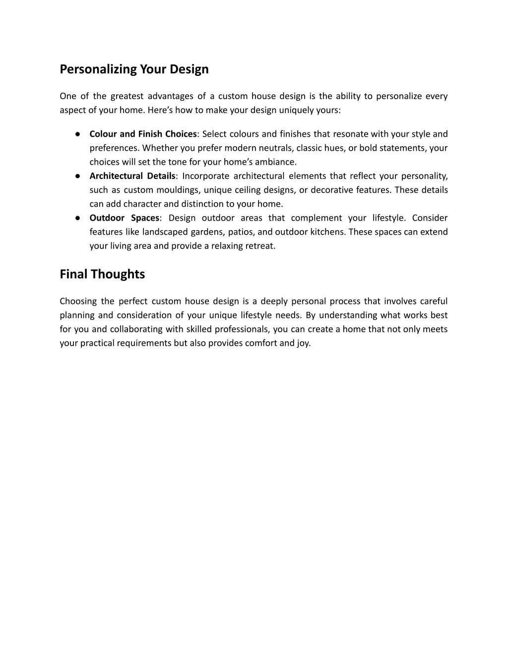 PPT - How to Choose the Perfect Custom House Design for Your Lifestyle ...