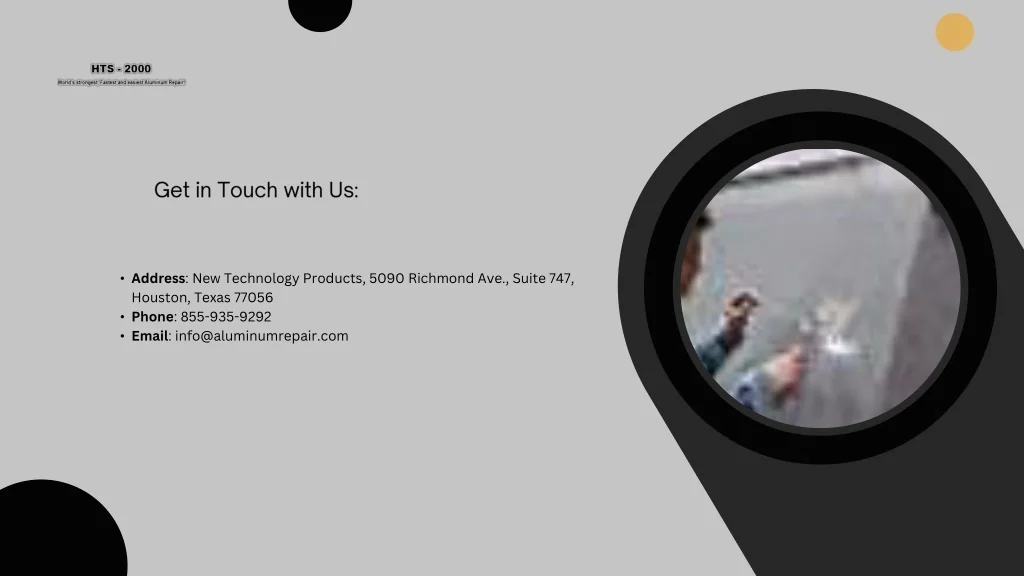 PPT - Get Effortless Boat Repair with HTS-2000 PowerPoint Presentation ...