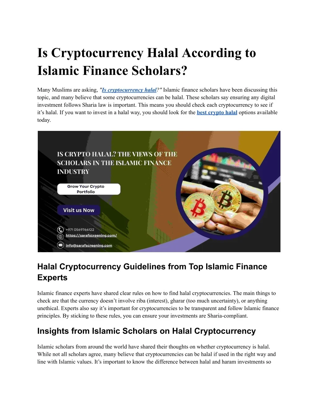 PPT - Is Crypto Halal_ The views of the scholars in the Islamic finance industry PowerPoint ...
