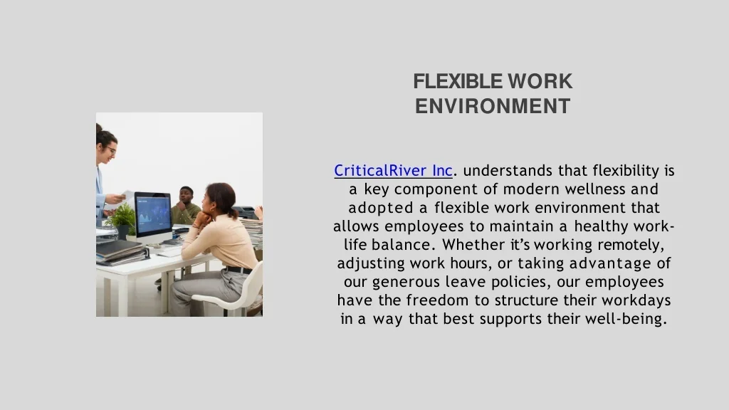 PPT - Employee Wellness Programs The Backbone of CriticalRiver’s ...