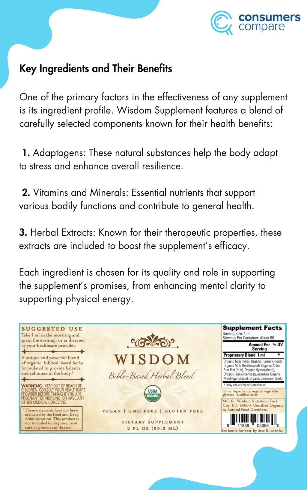 PPT - Wisdom Supplement A Step-by-Step Guide to Optimal Health ...