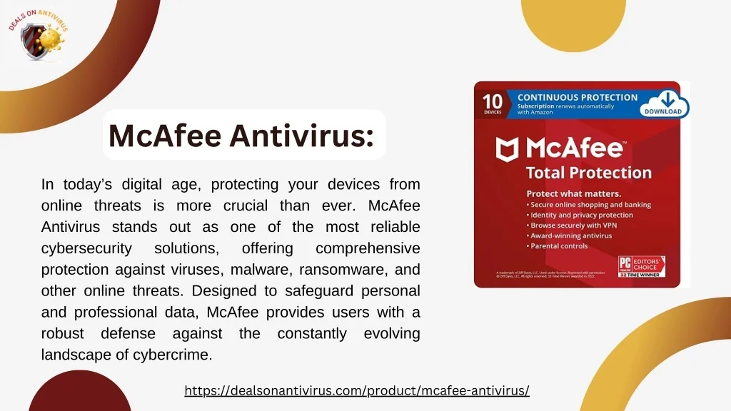 PPT - McAfee Antivirus Ultimate Protection for Your Digital World ...