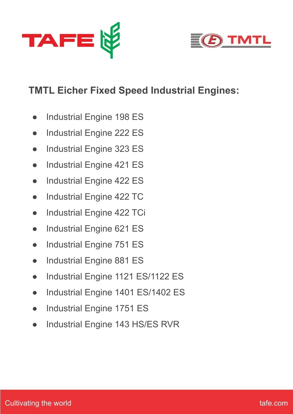 PPT - TMTL- Eicher Industrial Engines PowerPoint Presentation, free ...